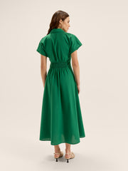 Marlee Green Linen Shirt Dress | Review Australia